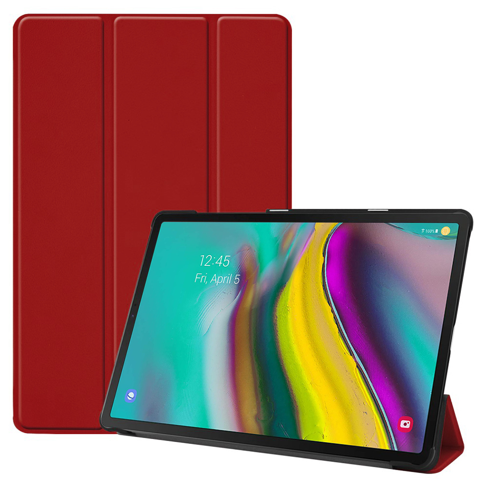 Trifold Smart Case for Samsung Galaxy Tab S5e (Red)
